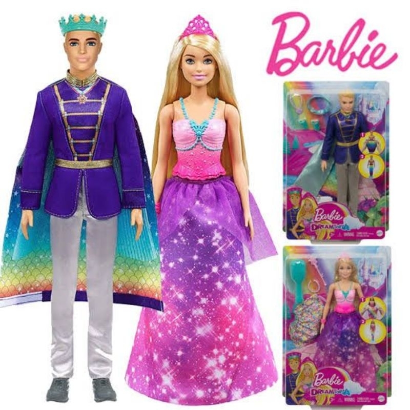 ORIGINAL BARBIE DOLL DREAMTOPIA 2 IN 1 PRINCESS TO MERMAID BY MATTEL ...