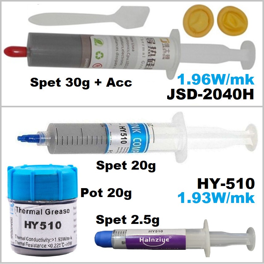 Thermal Grease Paste Cooling Paste Heatsink LED HPL CPU IC Heat Sink ...