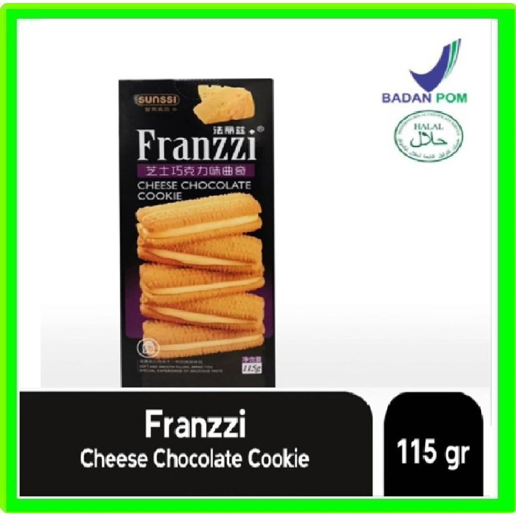 Franzzi Cheese Chocolate Cookie 115gram | Shopee Malaysia