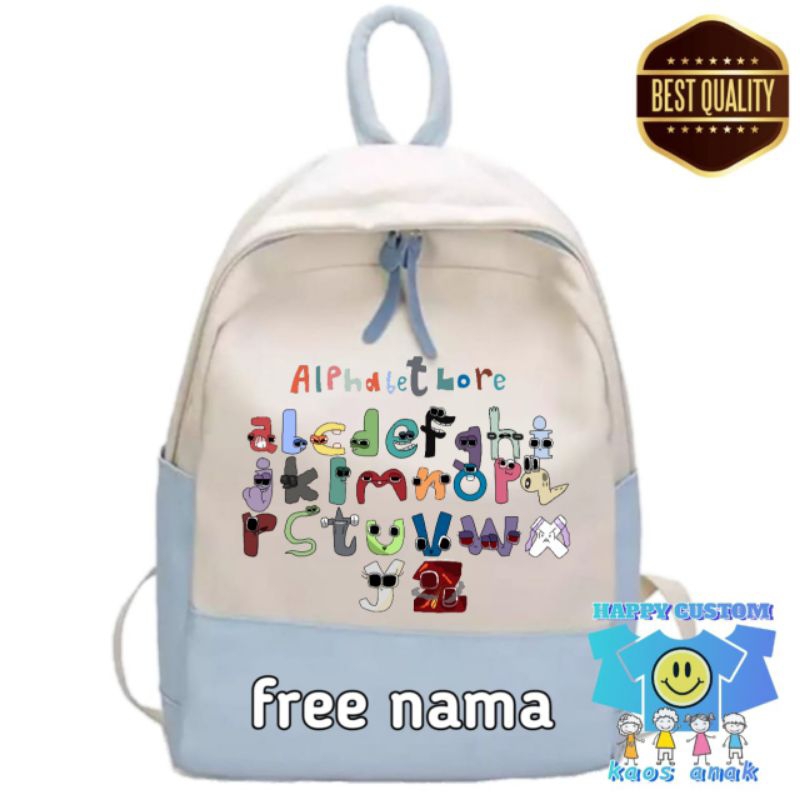Lore Alphabet Animation Children's School Bag | Shopee Malaysia