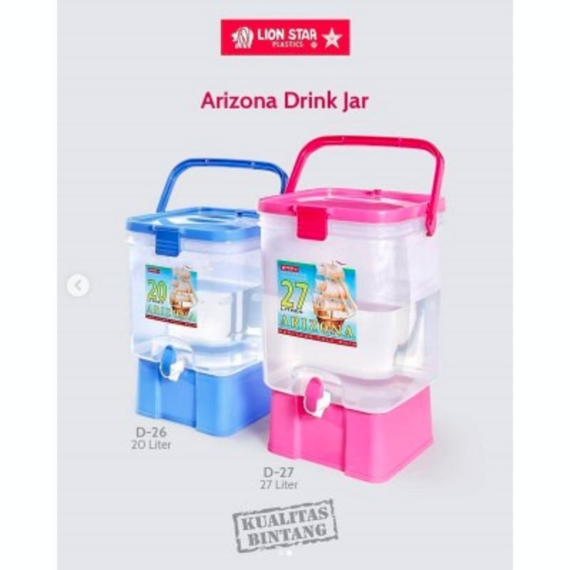 Arizona lion star drinking water dispenser drink jar 20 and 27 liters ...