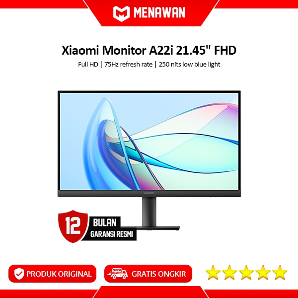 Xiaomi Mi Desktop Monitor A22i Full HD Curved Gaming WQHD 21:9 144Hz ...