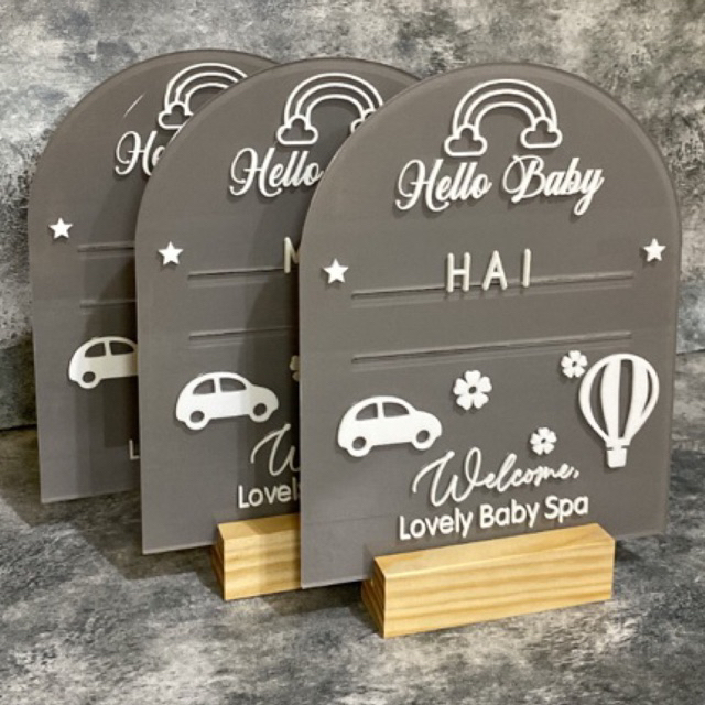 KAYU Acrylic Wooden STAND | Shopee Malaysia