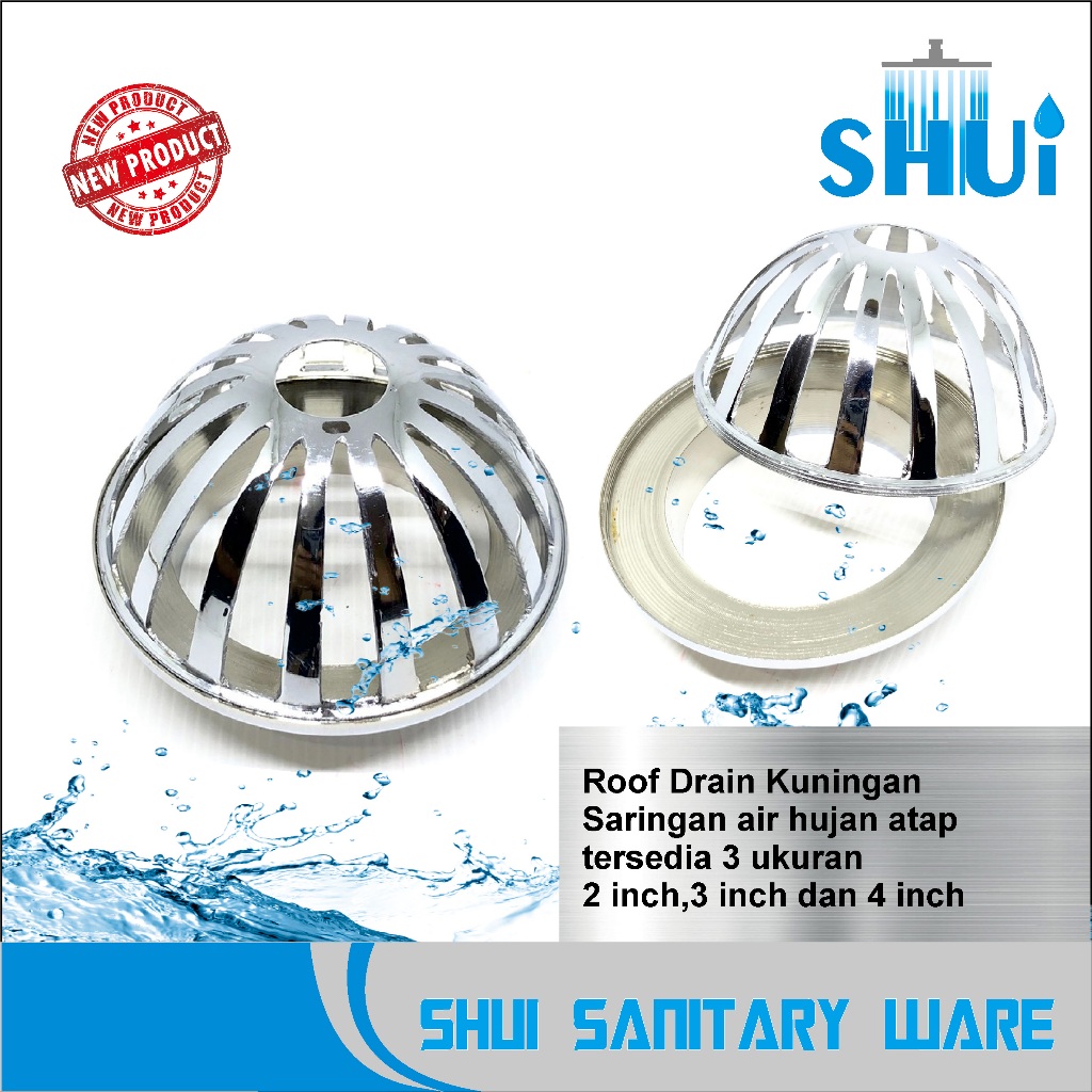 Roof Drain / Roof rain water filter available in 3 sizes PLEASE CHOOSE ...