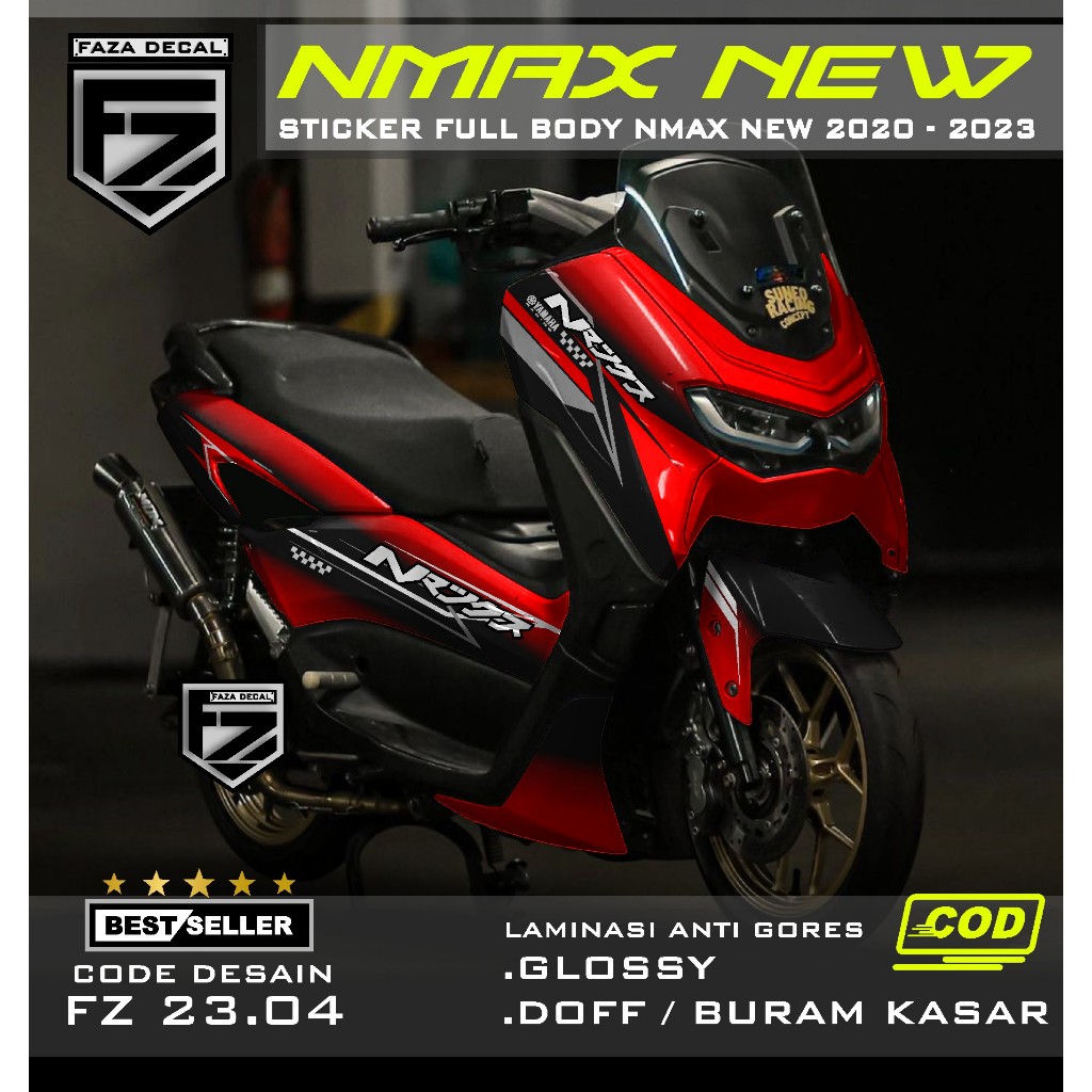 Decal nmax new fullbody 2023 - Sticker nmax new full body 2020 2021 ...