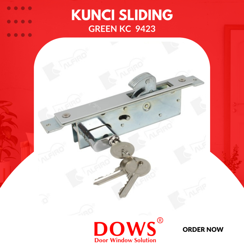 Aluminum Lock KC 9423 Dows Aluminum Sliding Door Lock KC-9423 | Shopee ...
