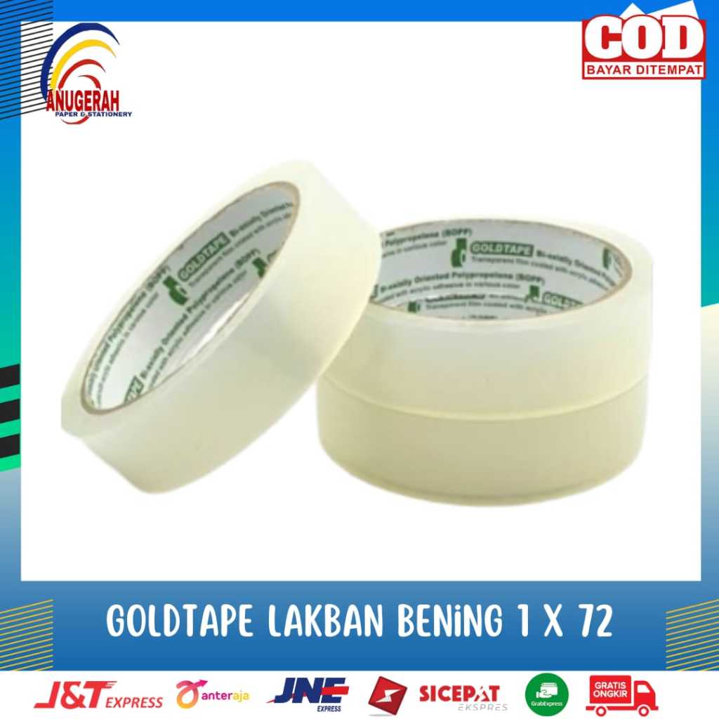 Isolation GOLD TAPE 1X72 (PCS) | Shopee Malaysia