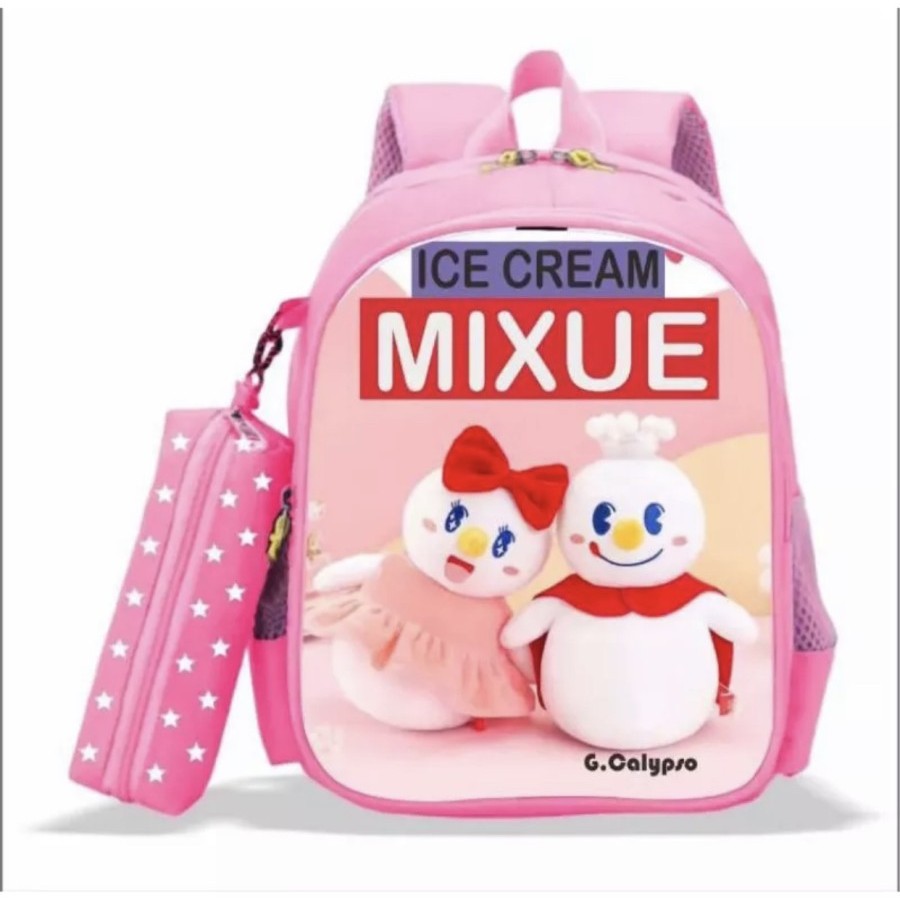 One PROJECT.id Mixue - Girls Backpack Viral Ice Cream Mixue Character ...
