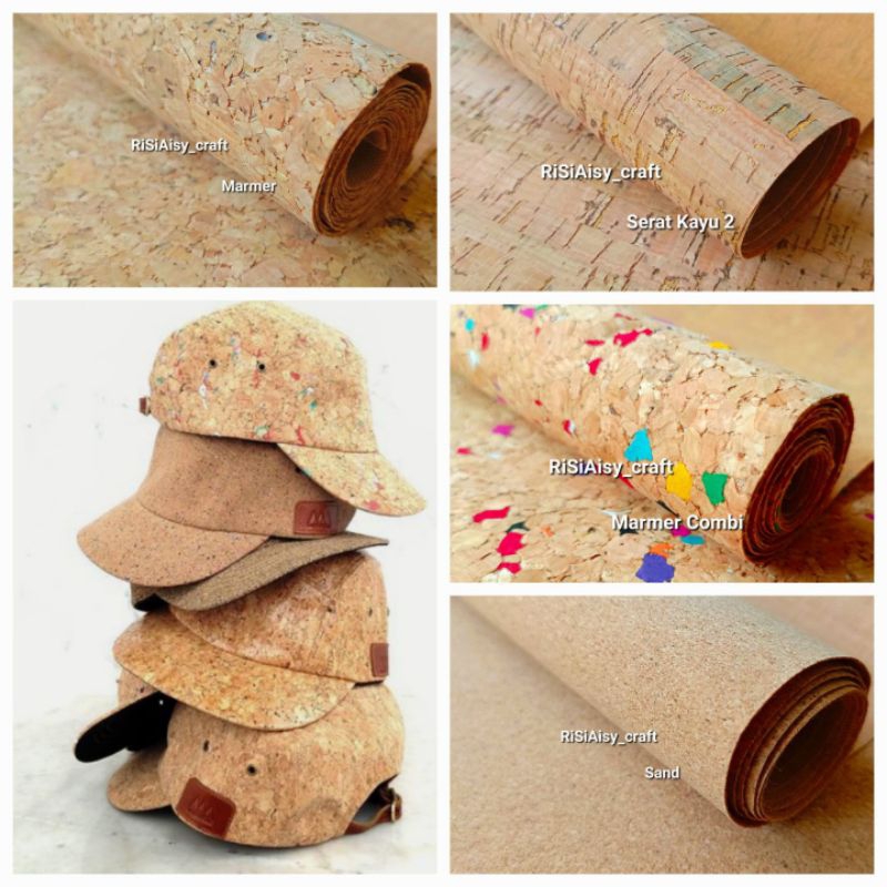 Plain Cork Fabric Material | Plain Kork Fabric | Plain Ori Cork ...
