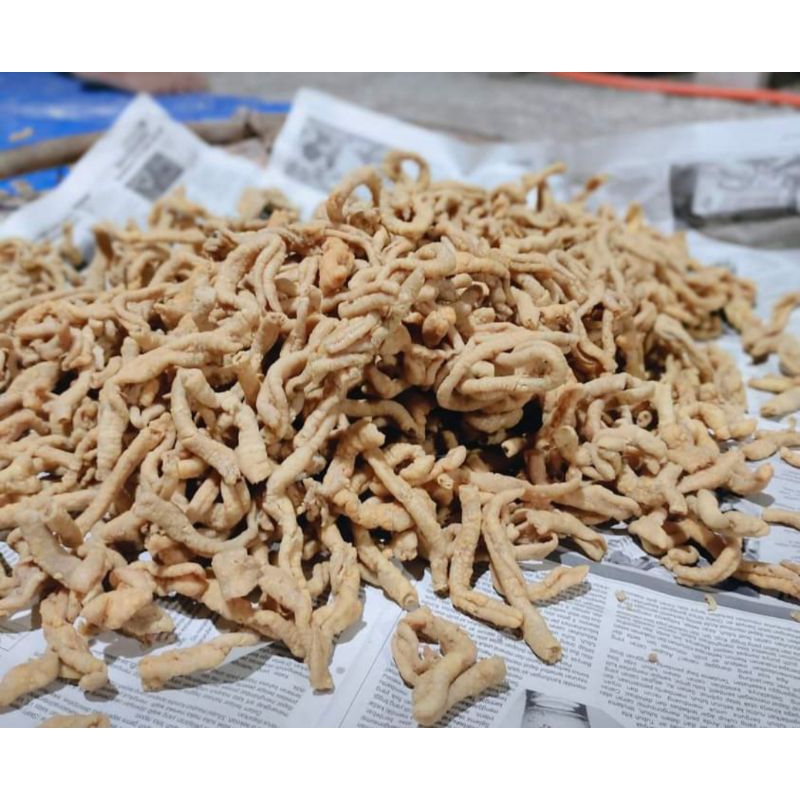 Chicken INTESTINE CHIPS 250gr / CRUNCY INTESTINE CRIPS / CHICKEN ...