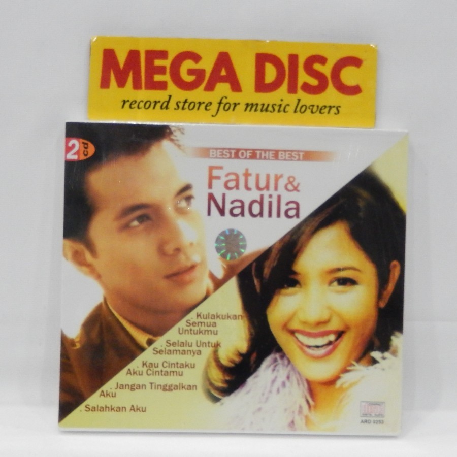 Fatur & Nadila CD - Best of the Best Album 2CD Indonesian Music Audio ...
