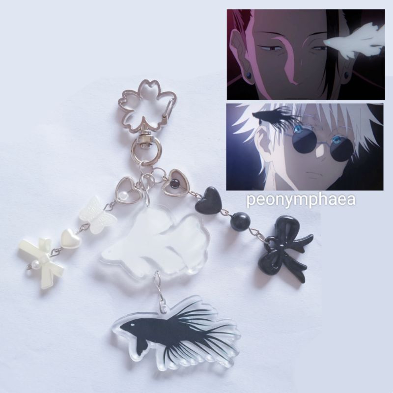 Jujutsu kaisen charm satosugu fish keychain | Shopee Malaysia