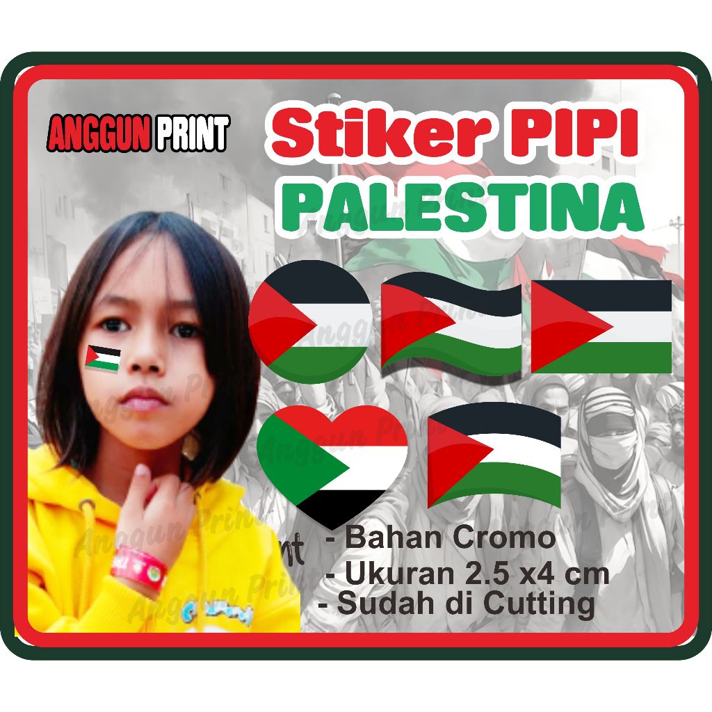 Palestine sticker free Palestine save Palestine 100 contents | Shopee Malaysia
