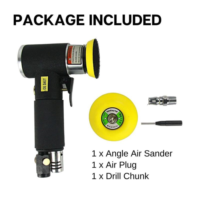 MESIN Angle air sander/round sanding machine 3 inch orbital sander ...