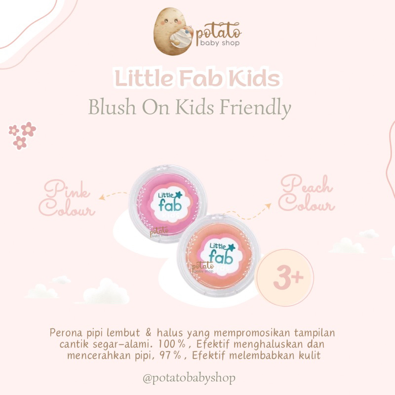 Little Fab - Kids Blush On - Children's Make Up | Shopee Malaysia