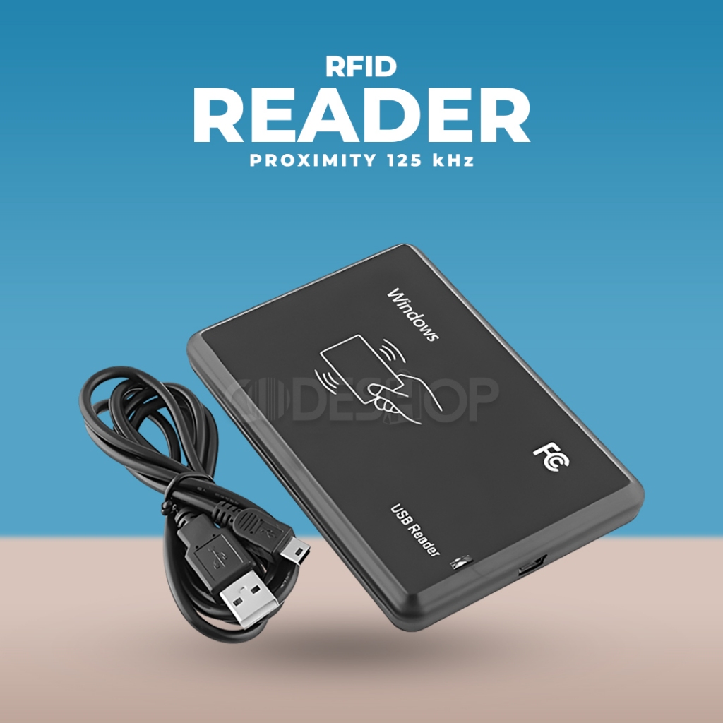 Rfid Reader Proximity 125 kHz Card Tag EM4100 EM4001 Plug and Play ...
