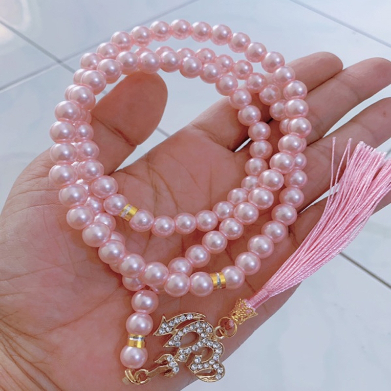Pearl TASBIH + ALLAH/99 Points/8Mm Original NATURAL | Shopee Malaysia
