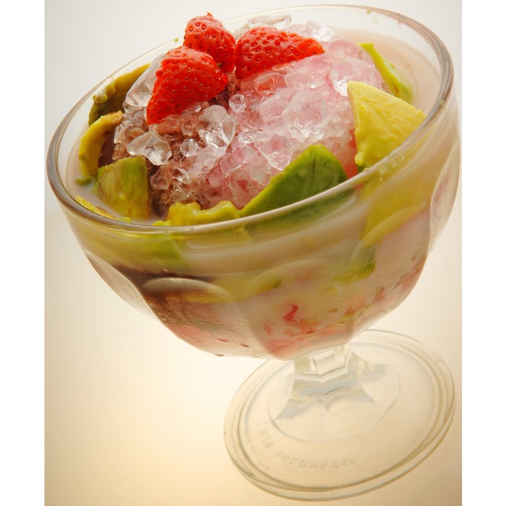 Teler Ice Glass/Mixed Ice Glass/Foot Bowl Glass 425ml | Shopee Malaysia