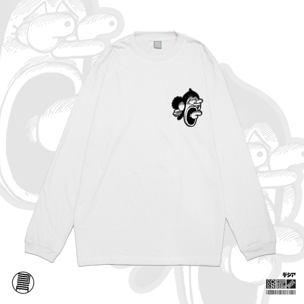 Longsleeve T-Shirt Usopp Shocked One Piece Straw Hat Pirates Monkey D ...