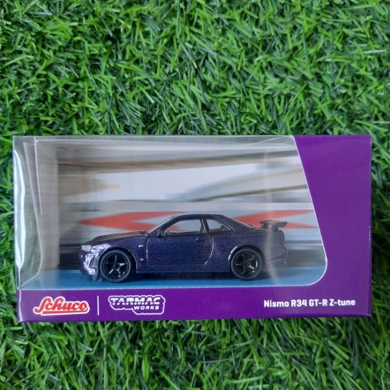 Tarmac Works x Schuco Nissan Skyline GT-R Nismo R34 Z-tune Midnight Purple Ver.3 | Shopee Malaysia