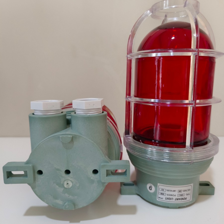 HIJAU MERAH Pendant Light CCD6-2 Marine Lamp Safety Navigation Boat ...