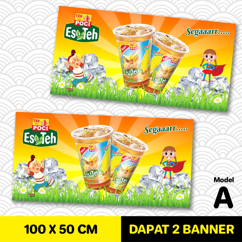 POC Ice TEA BANNER BANNER / JUICE TEA / ICE TEA SALES BED MODEL ...