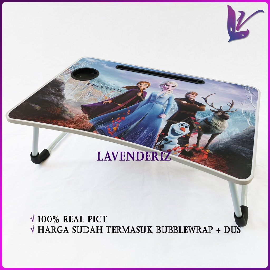 Lavenderiz children's study table with girl motif FROZEN folding table ...