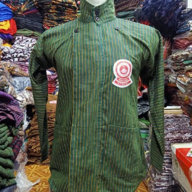 HITAM HIJAU Men's Javanese Traditional Clothes Men's lurik Surjan lurik ...