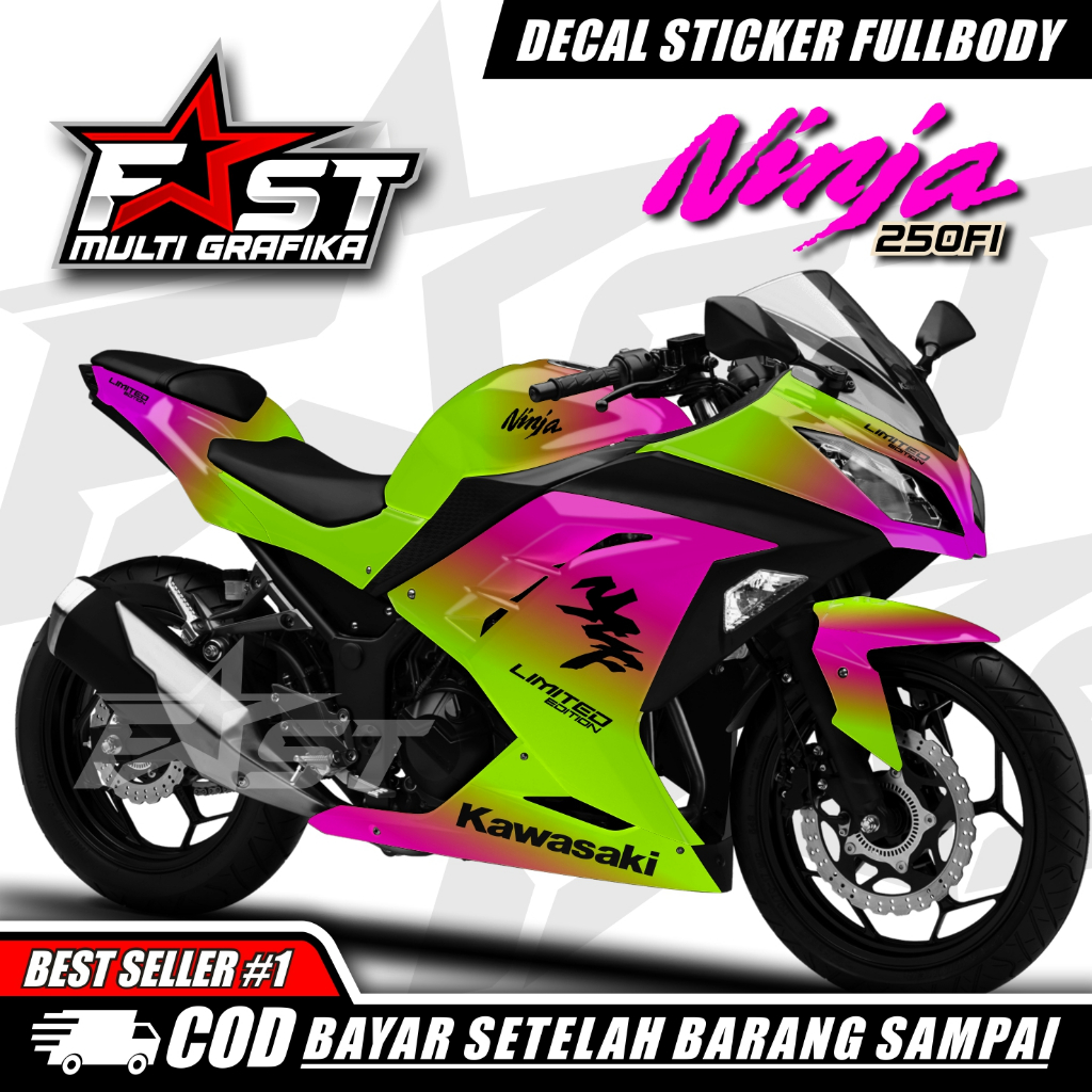 Newest Decal Ninja FI 250 Fullbody Chameleon Sticker Full Body ...