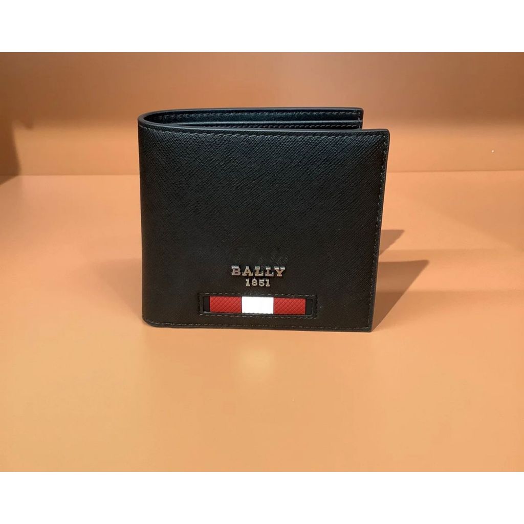 Bally Brasai Leather Wallet in Black | Shopee Malaysia