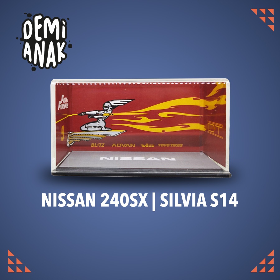 Nissan Silvia S14 / 240SX Fast Furious Letty Diecast Acrylic Box ...