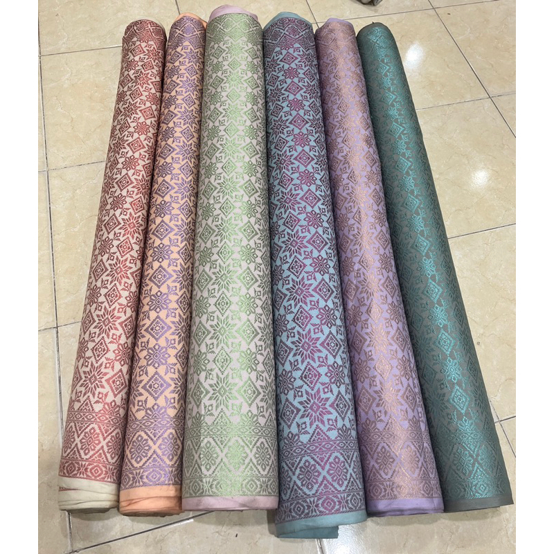 songket / songket fabric premium material songket meter / kebaya ...