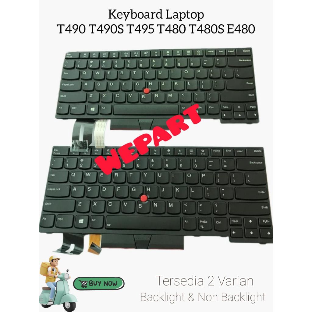 Keyboard ThinkPad T490 T490S T495 T480 T480S E480 | Shopee Malaysia