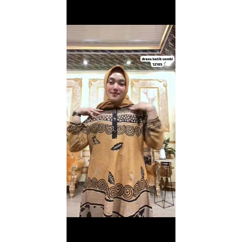 Combi batik Dress Women's batik Clothes batik Clothes Can couple batik ...