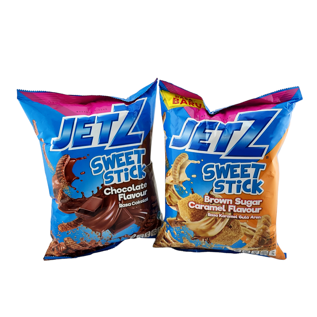 Jetz Sweet Stick Chocolate/Brown Sugar Caramel - Netto 65 gr | Shopee ...
