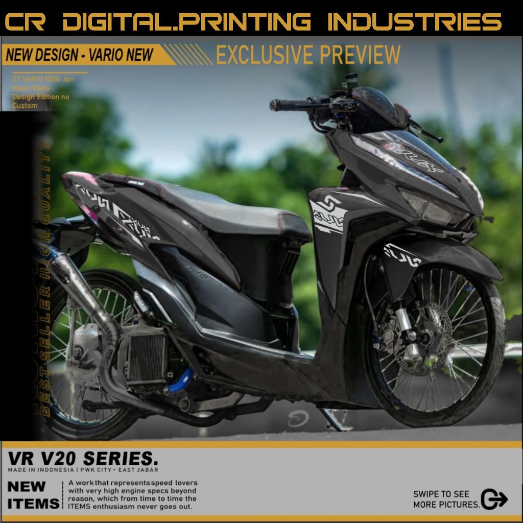 Cutting STICKER STRIPING Variation VARIO NEW GEN 1 2018-2022 STRIPING ...