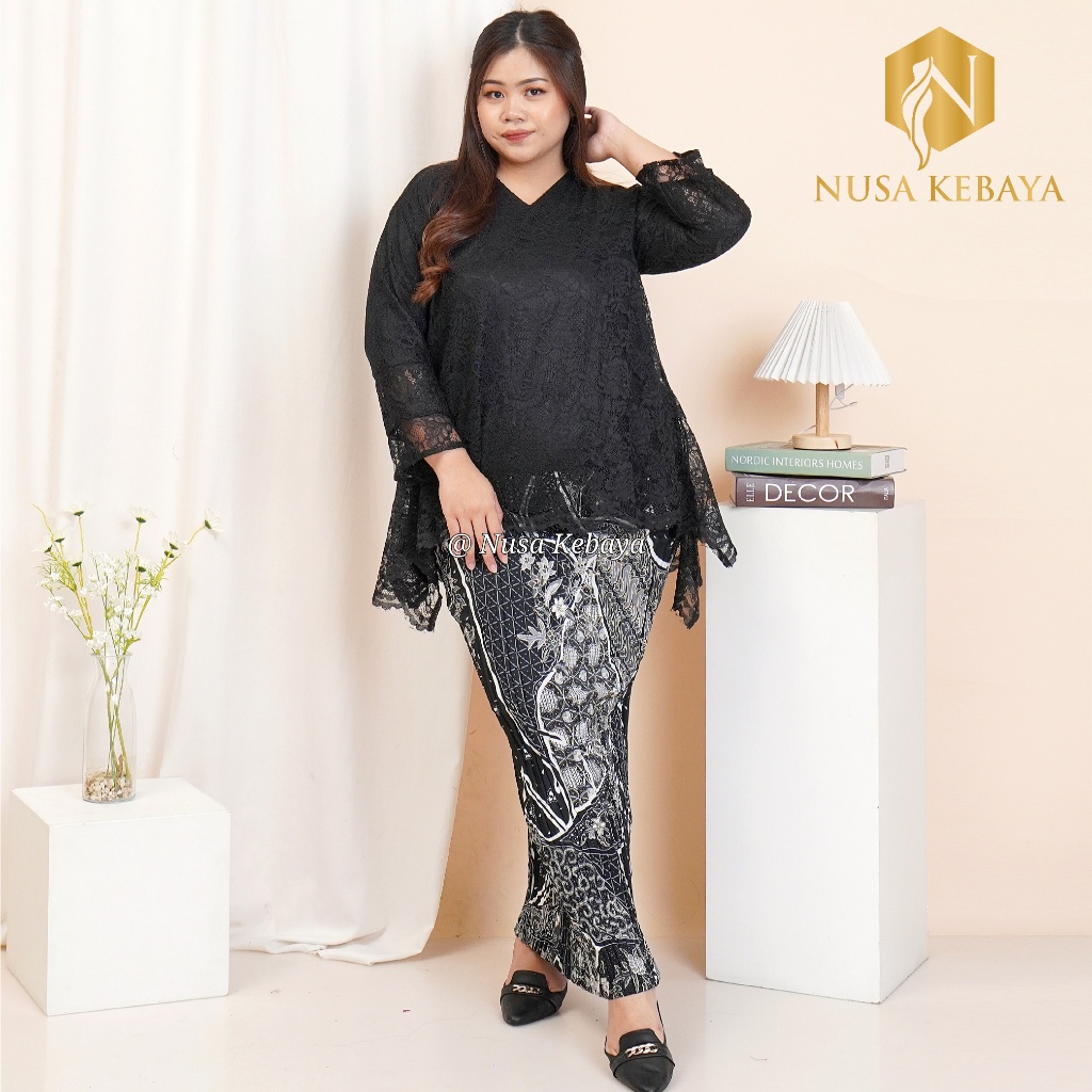 Nusa_Kebaya Rinjani Jumbo Kebaya Suit LD 120 130 140 Cm Big Size Kebaya ...