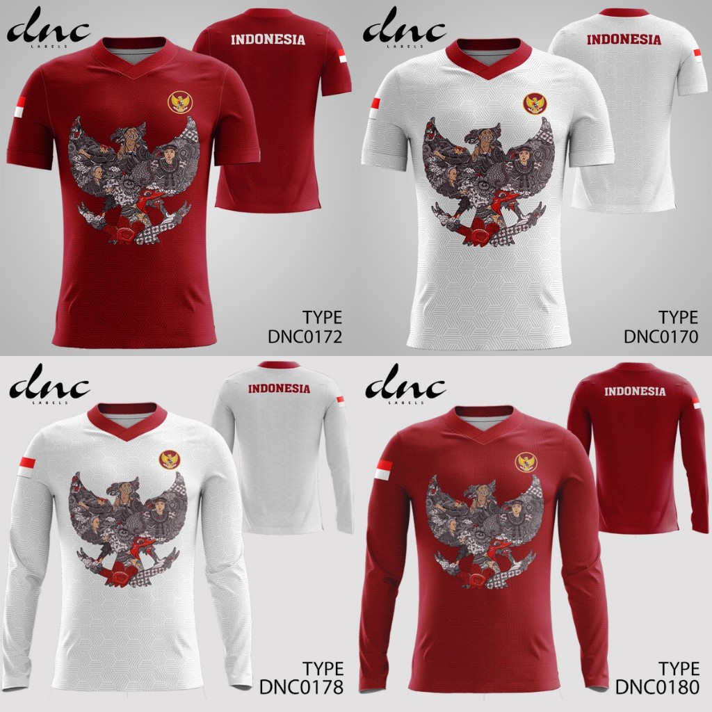 Indonesian National Team Supporters Jersey Garuda National Team by DNC ...