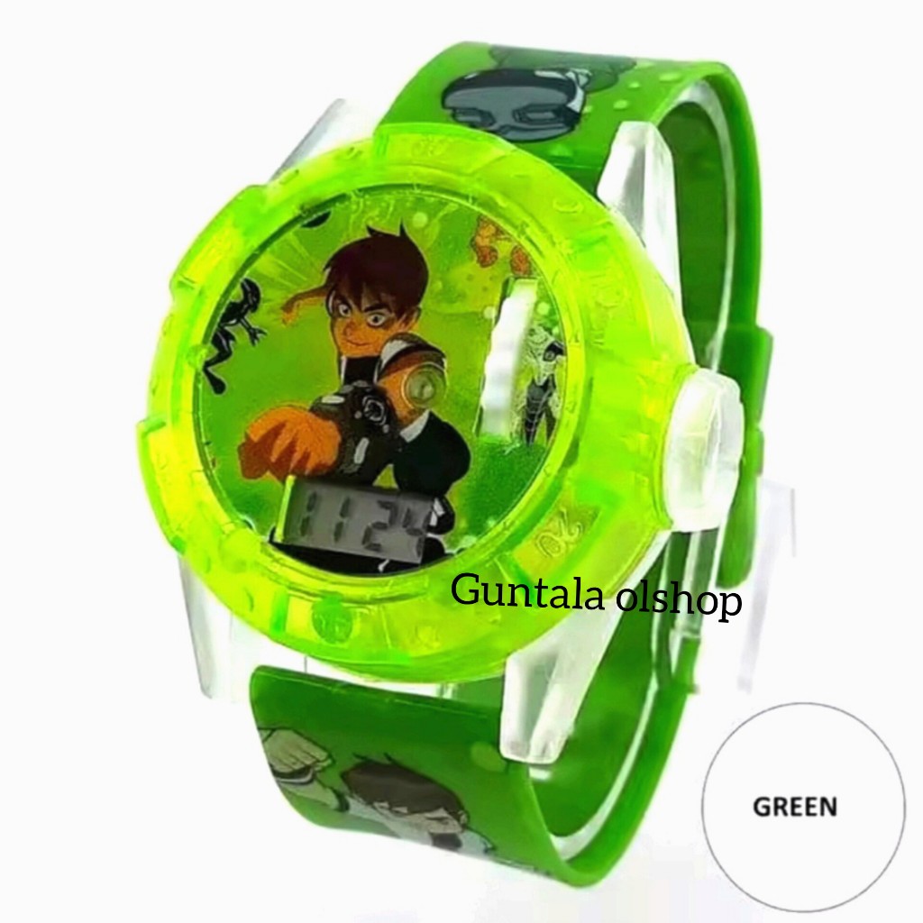 Ben 10 Projecttof Laser Light Boys Watch, Ben 10 Character Children's Watch, Children's Digital ...