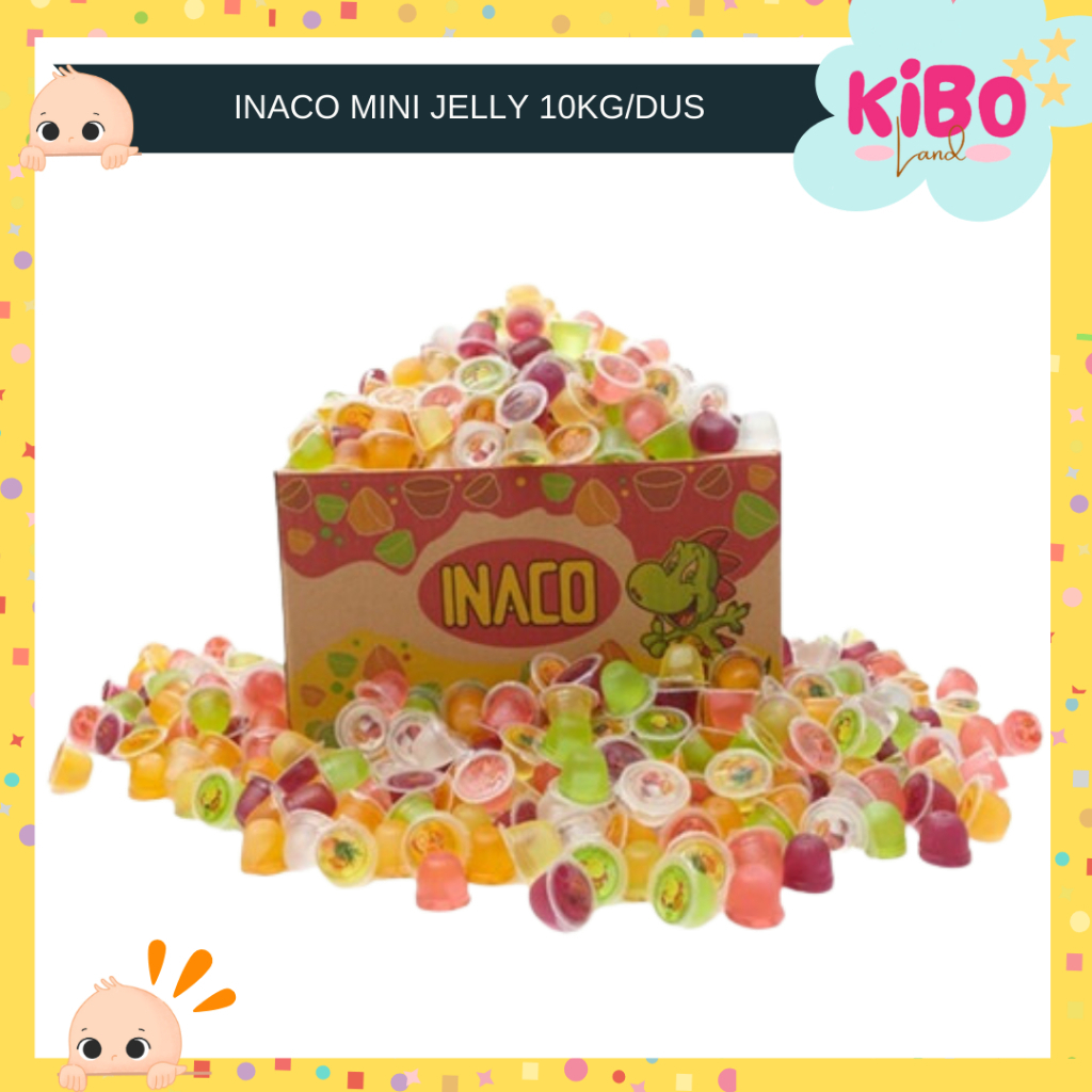 Mini Jelly Inaco Mix Fruit 10kg/carton Box Styrofoam Assorted Flavors ...