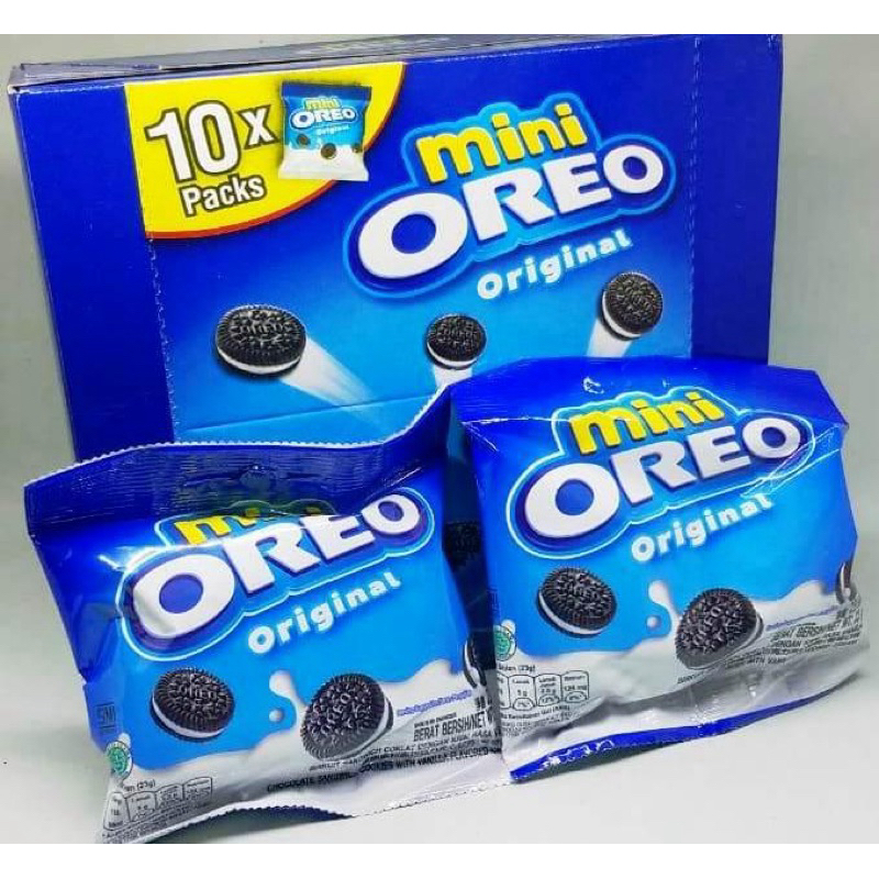 Mini OREO vanilla / chocolate BOX CONTAINS 10 SACHETS | Shopee Malaysia