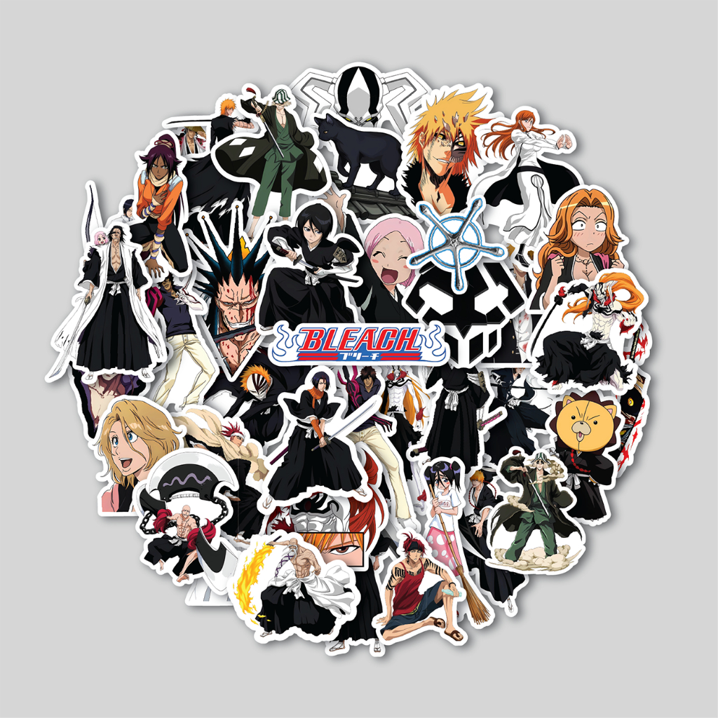Sticker PACK BLEACH | Tumbler STICKER | Helmet SUITcase LAPTOP STICKER ...