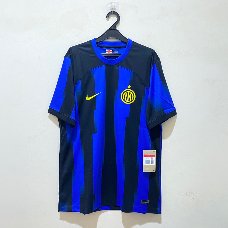 Original Inter Milan Home 2023/2024 Sponsorless Jersey | Shopee Malaysia