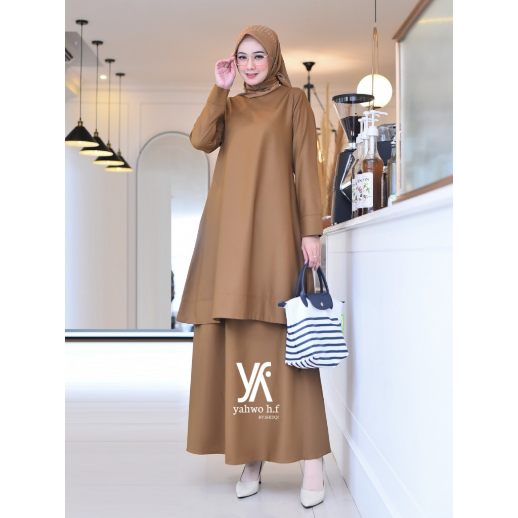 TUNIC SKIRT SET FOR PNS PDH PEMDA TEACHER ASN CV CPNS WOMEN KURUNG ...