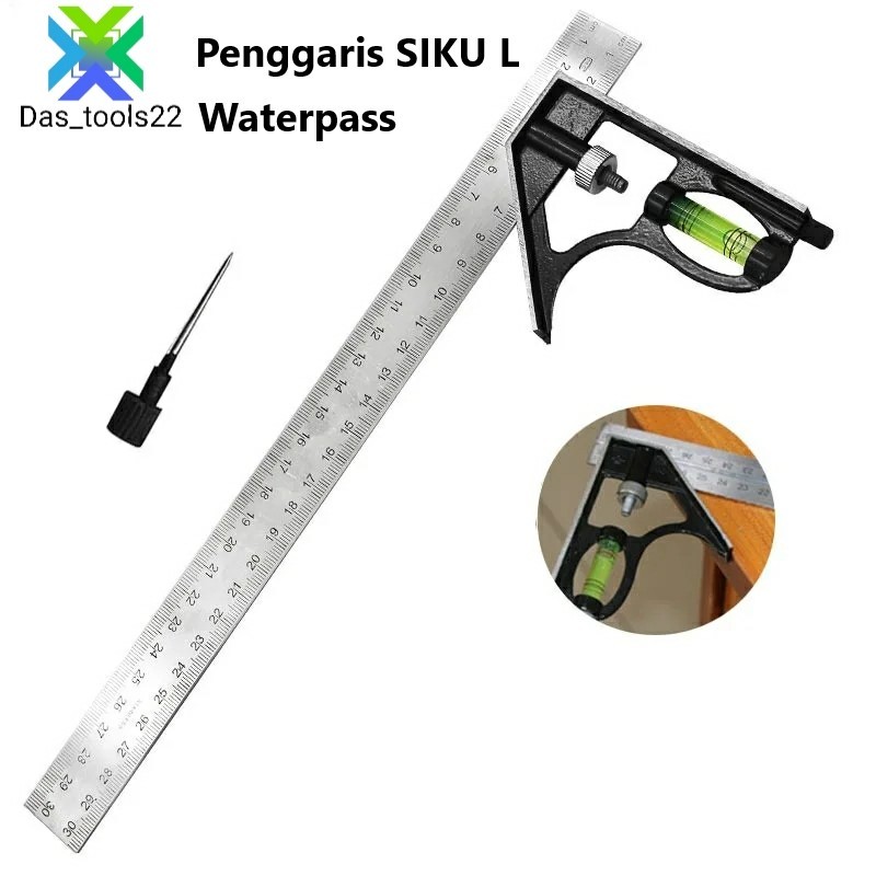 SIKU Angled Ruler L Waterpass Ruler Angle Measuring Tool Handyman ...