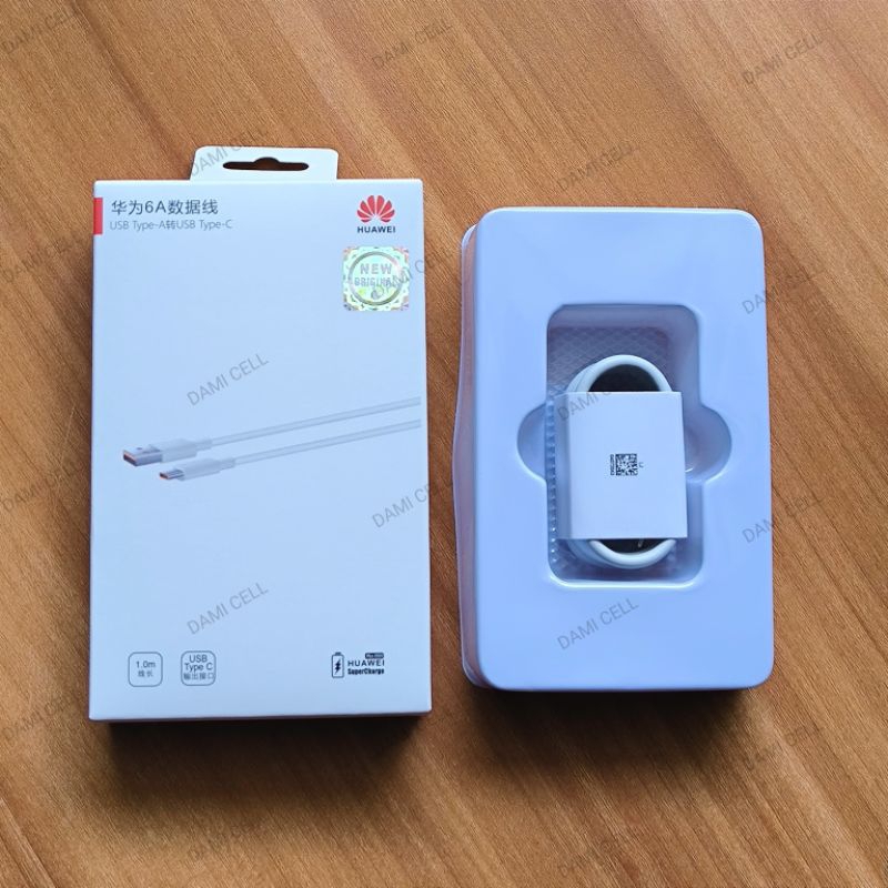 Huawei Cable Charge Data Cable USB Type C SuperCharge 6A Original ...