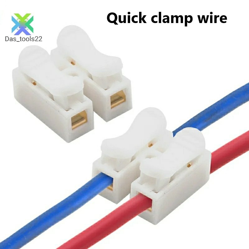 Cable Terminal 2x2 Quick Connect 2-Wire Spring System Cable Connection ...