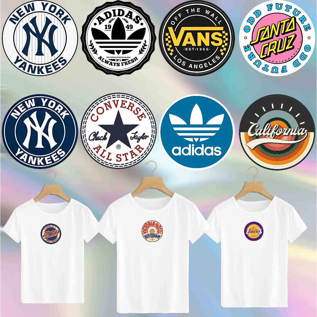 Dtf STICKER SCREEN PRINTING SIZE 8CM LOGO THEME | Shopee Malaysia