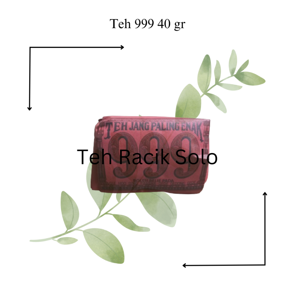 Tea 999 Typical solo tea 40 gr | Shopee Malaysia