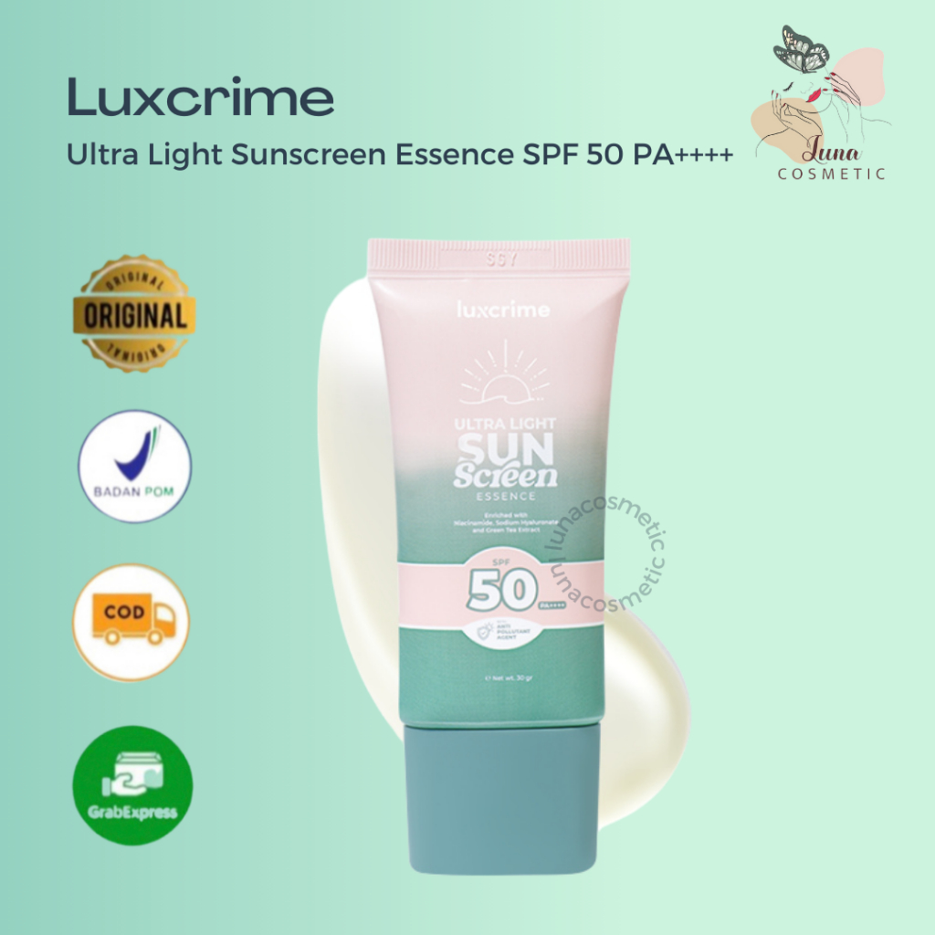 Luxcrime Ultra Light Sunscreen Essence SPF 50 PA+++++ | Shopee Malaysia